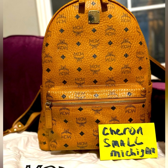 MCM | Bags | Mcm Signature Visetos Backpack Maxi Monogram Marvel | Poshmark